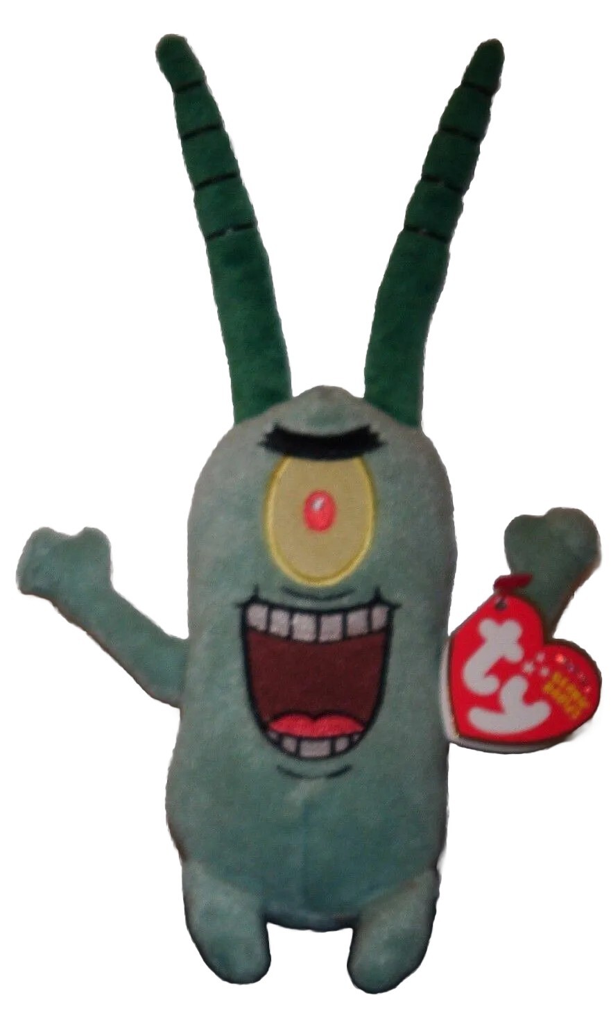 2012 Ty Beanie Baby Sheldon J. Plankton Spongebob Squarepants for sale ...