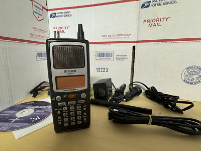 Uniden Bearcat BC296D Trunk Tracker lV, APCO P25 Card, Battery & Power ...