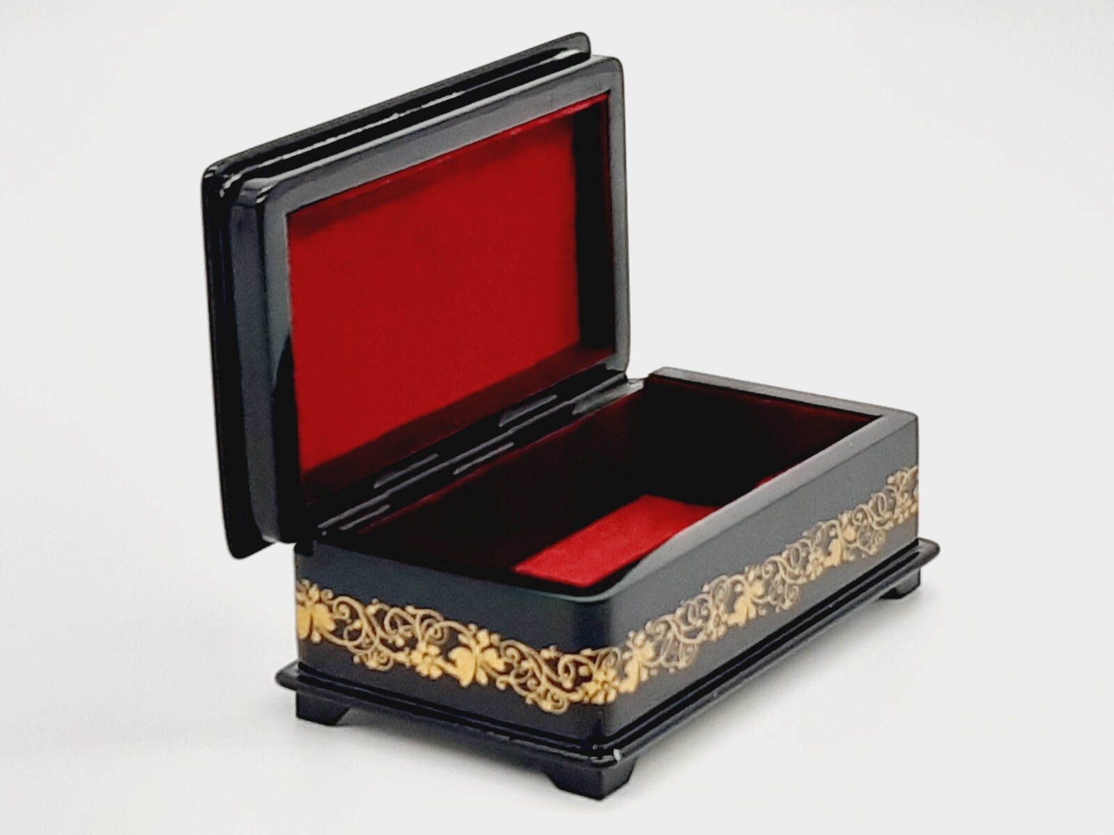 Ukrainian lacquer box “Christmas in town” Hand made in Ukraine ...