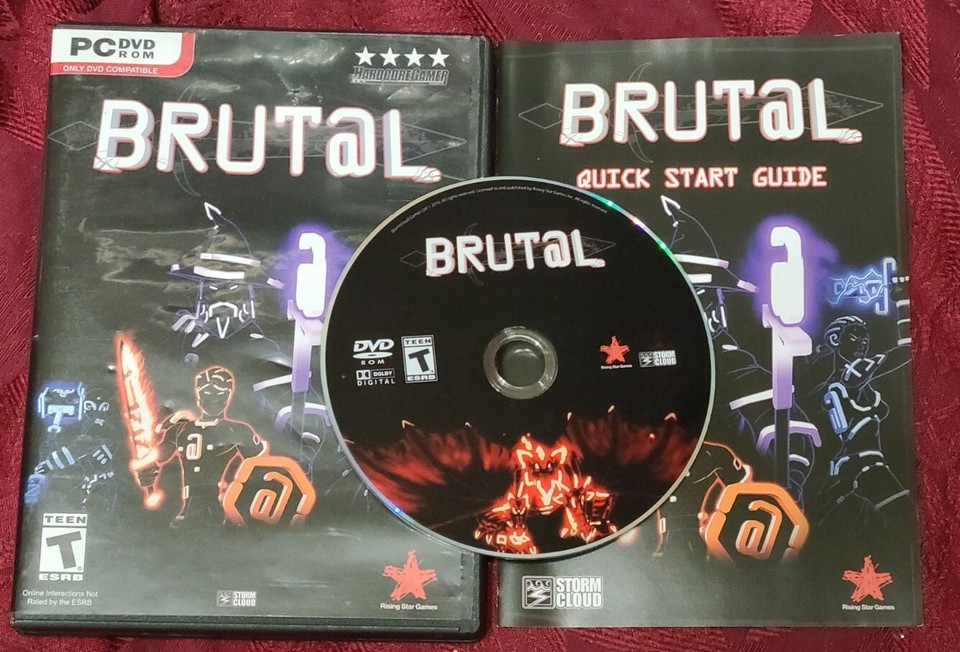 Brutal PC DVD ROM (2016) Rising Star Games USED Very Good Cond Dungeon ...