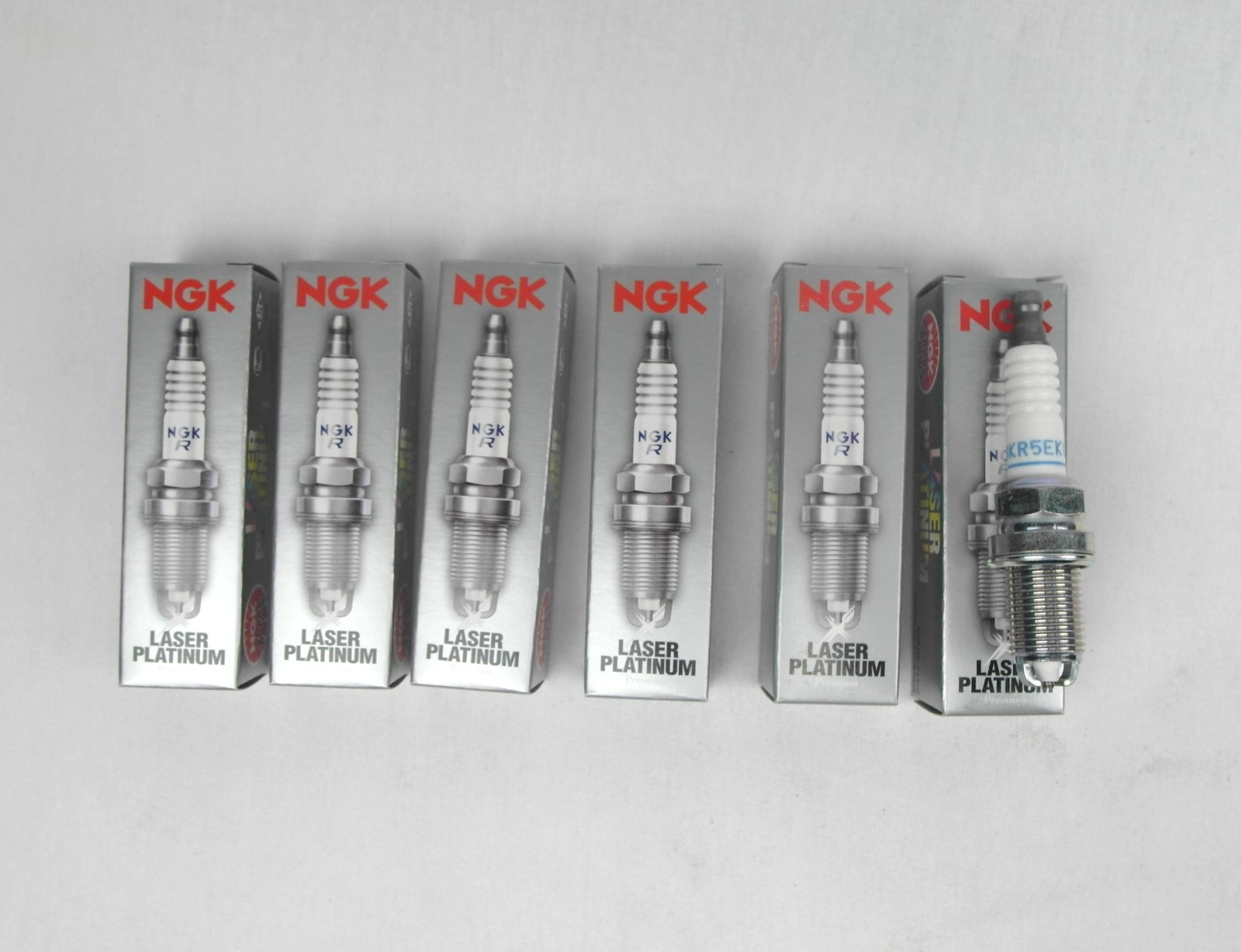 6x platinum spark plugs NGK 2890 BKR5EKUP VW VR6 2.8l 2.9l LPG turbo ...