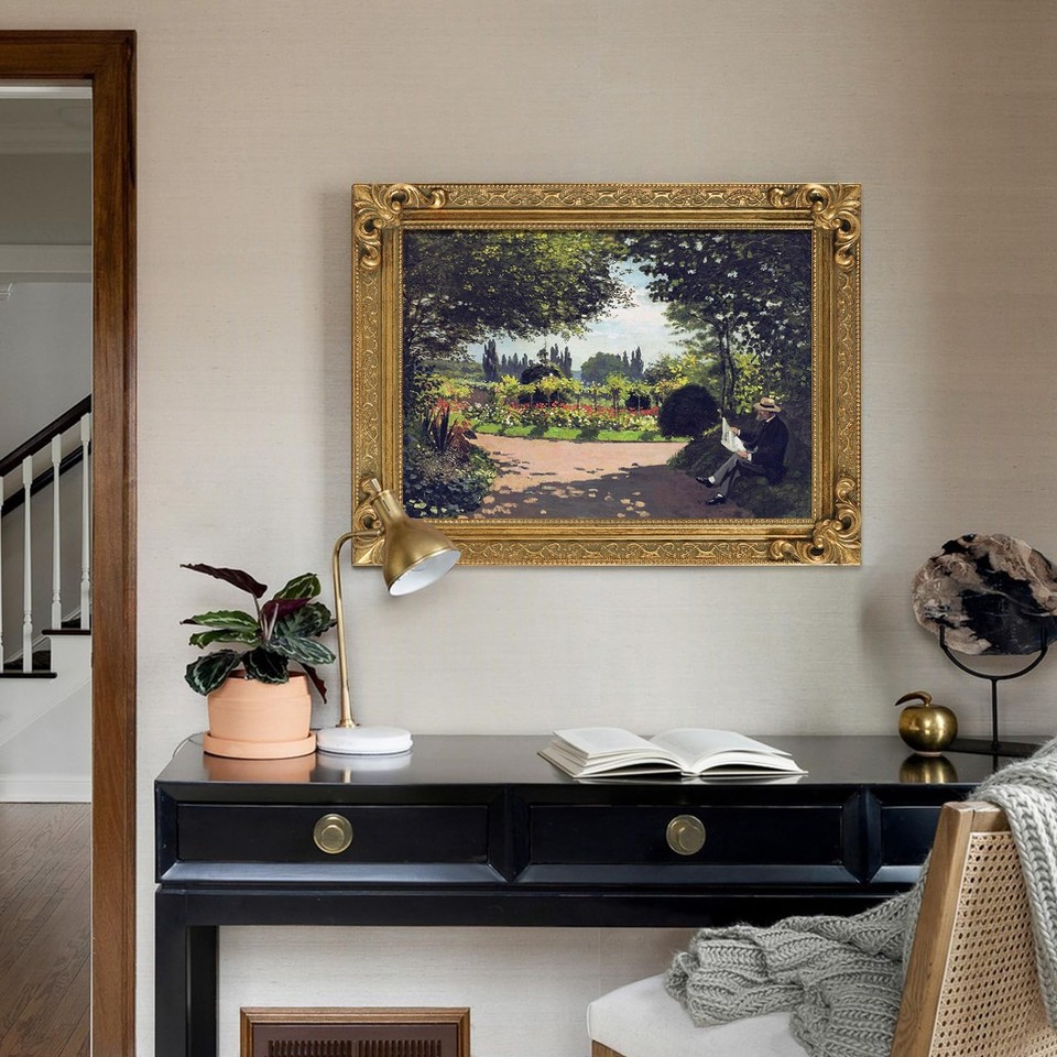 Wood Frame for 16x20 Canvas Paintings, Finished 16x20 Vinatge Gold ...