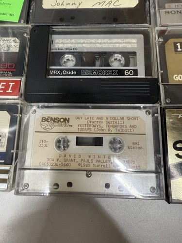 Lot Of 17 Vintage Pre Recorded Recordable Audio Cassette Tapes For ...