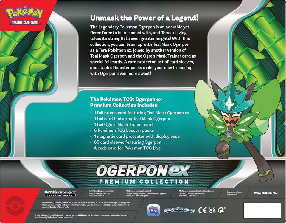 Pokemon Ogerpon ex Premium Collection Box FACTORY SEALED! | eBay