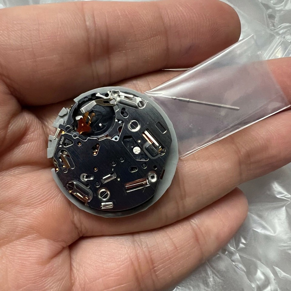 24.0x27.6mm Watch Quartz Movement Big Date @ 12 for Hattori Epson TMI ...