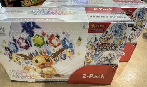 Pokemon Prismatic Evolutions Elite Trainer Box & Booster Bundle ...