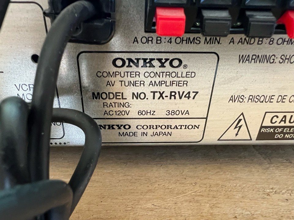 Vintage Onkyo TX-RV47 Stereo Receiver | eBay