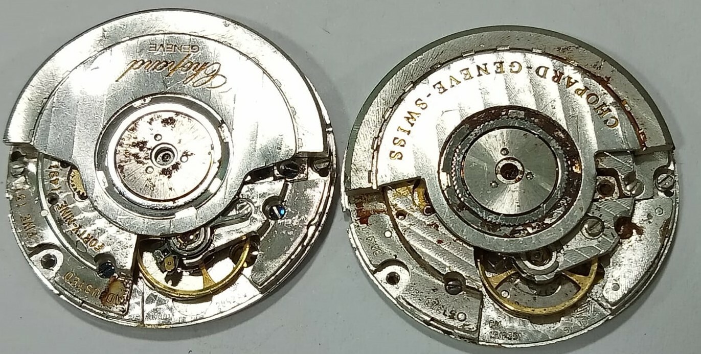 Chopard Movement for Men's Wrist Watch only for Spare Part Set of 2 MX ...