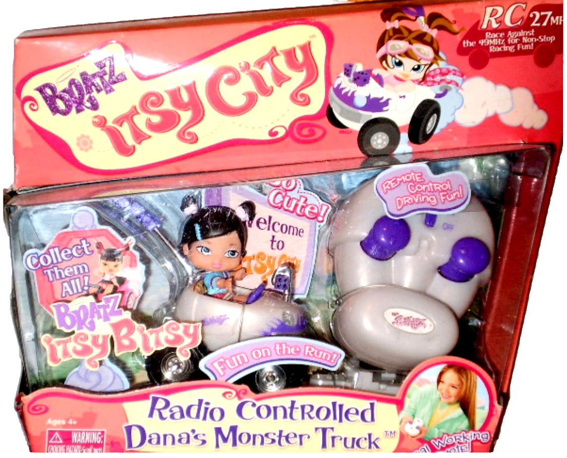 Bratz itsy City Dana Doll Monster Truck Radio Remote Control Wireless ...