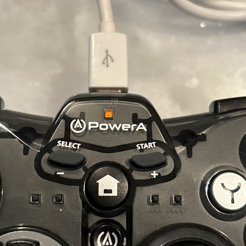 PowerA Mini Liquid Metal Controller For Wii U Black 1422653-01 Power A ...