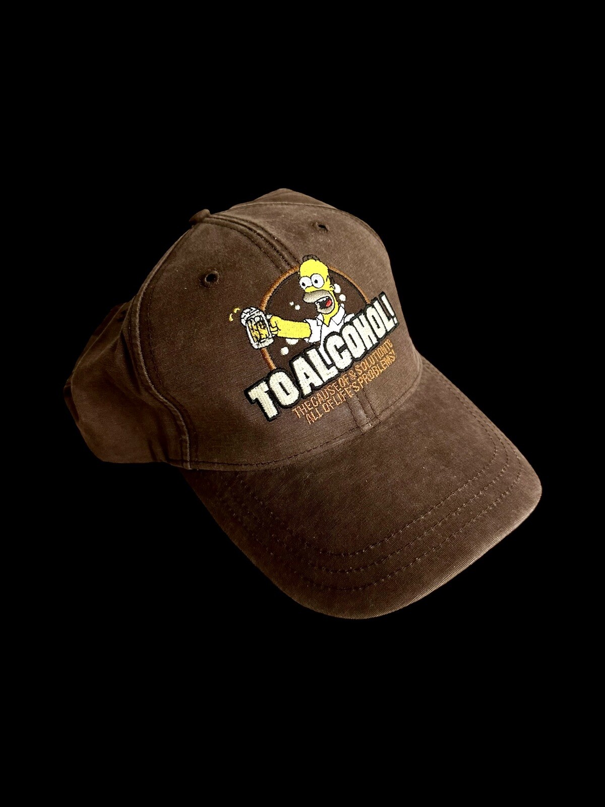 Vintage Simpsons Hat Duff Beer Homer Adjustable Cap B… - Gem