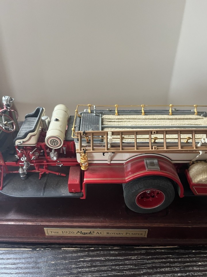 The 1926 Mack AC Rotary Pumper Fire Truck No Box (with Stand, A Bit ...