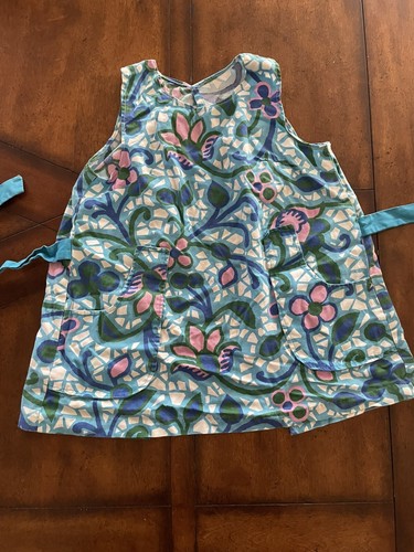 Vintage 60s 70s Girls Pinafore Apron Handmade Retro Mod Colorful Approx ...