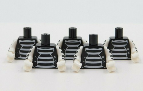 5 LEGO TORSOS MIME BLACK STRIPE MINIFIGURES BOY GIRL | eBay