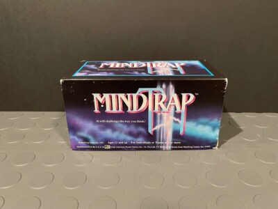 Mindtrap Mind Trap Game 1991 Vintage Complete Great American Puzzle ...