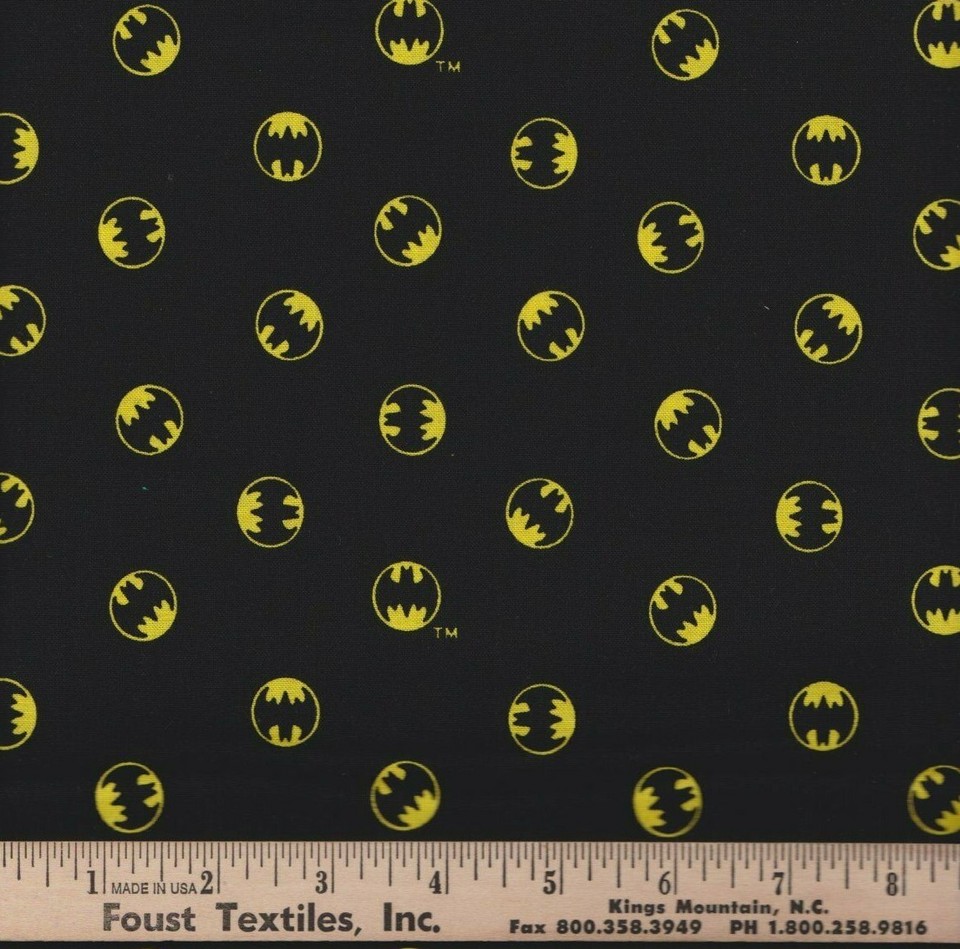 Marvel DC Comics Fabric By The 1/4 Yard - CHOOSE SUPERHERO PRINT - 100% ...