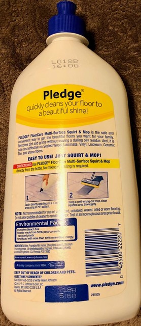 SC Johnson Pledge Floor Care Multi Surface Cleaner 27 Oz for sale ...