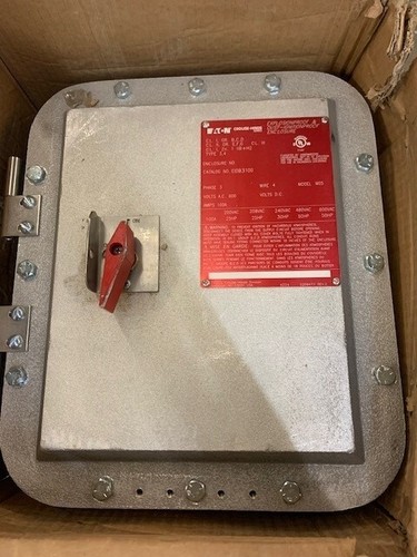 Eaton Crouse- Hinds Explosion Proof Disconnect 3- pole disconnect ...