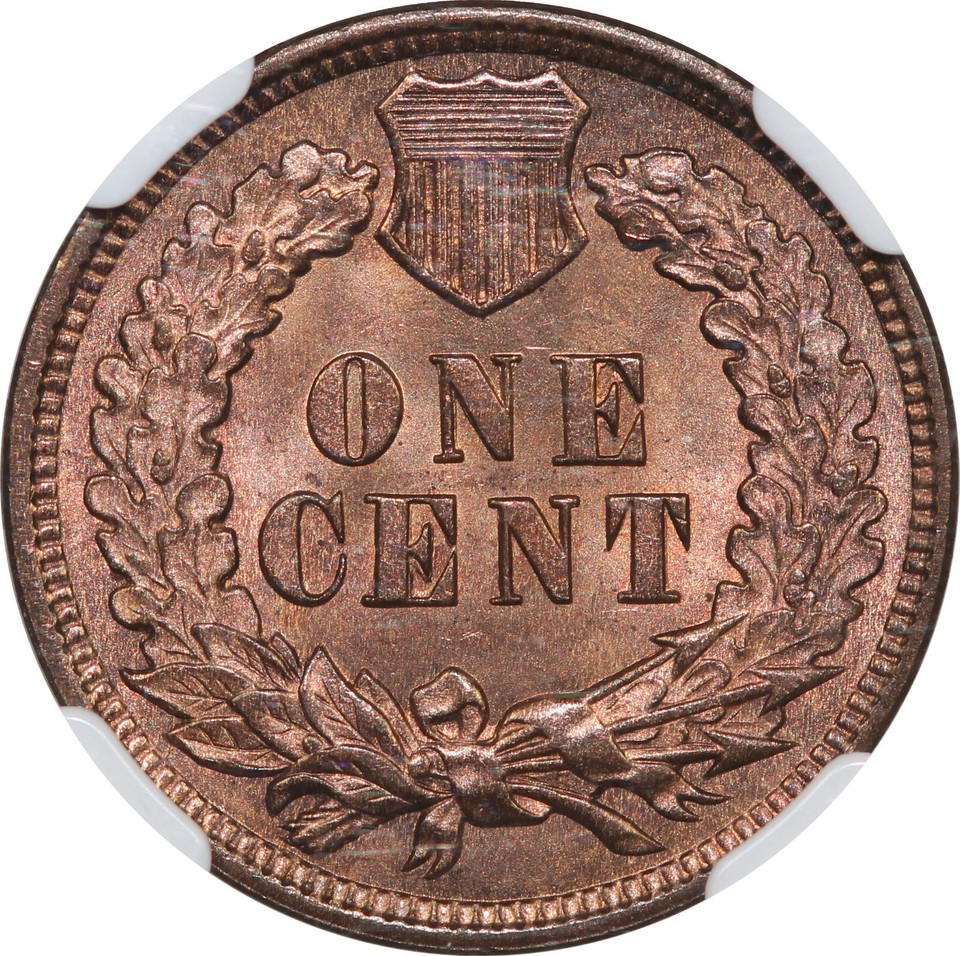 NGC MS64RB 1908 Indian Cent **SNOW 31 PLATE COIN-- REPUNCHED DATE** | eBay