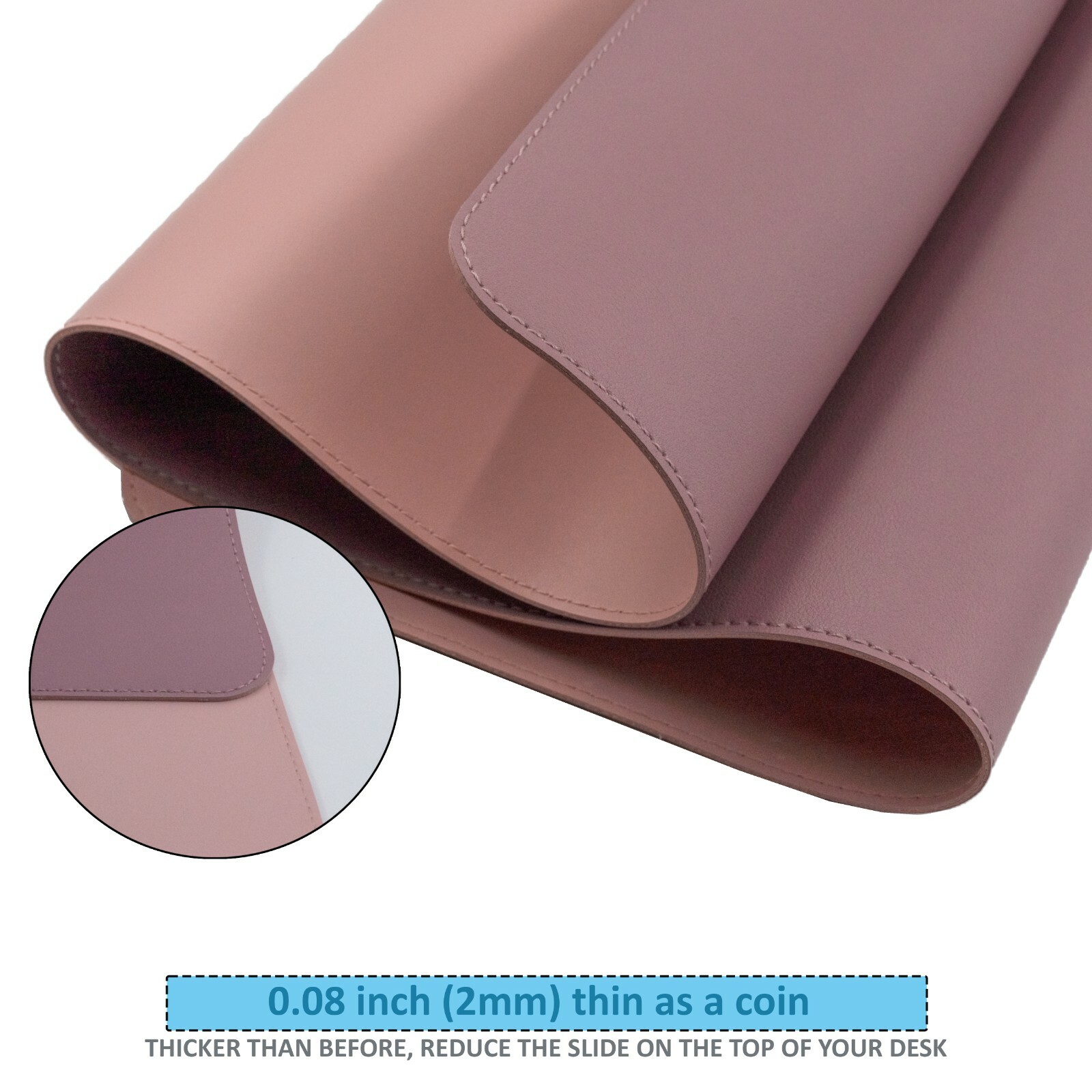 Mouse Pad Large leather Gaming Mouse Mat Table Protector Mat Dual Side ...