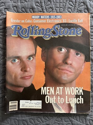 Rolling Stone Magazine - Issue #398, 6/23/1983 Men At Work - Muddy ...