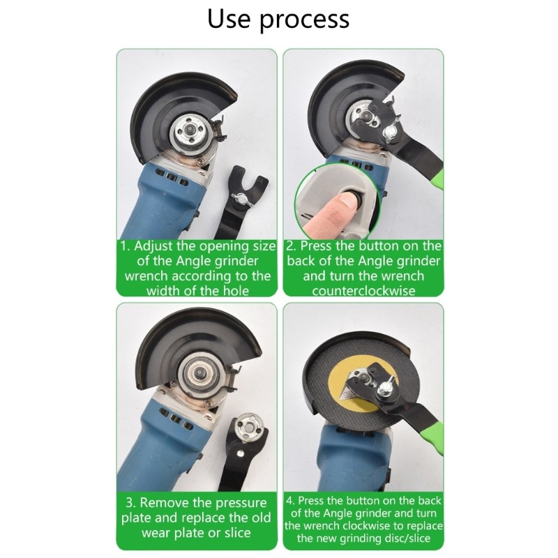 10-46mm Angle Grinder Adjustable Angle Grinder Key Pin Spanner Nonslip ...