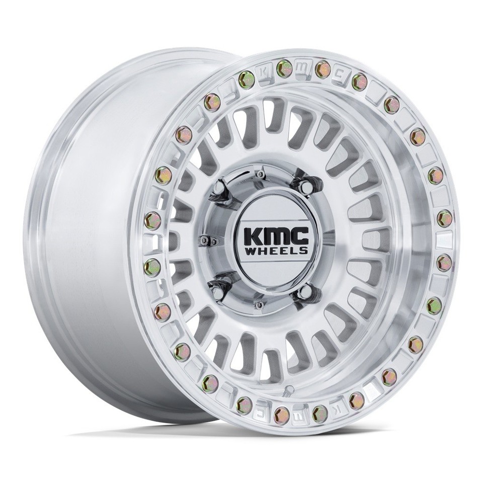 KMC KS242 Aztec Beadlock 15" Wheels Machined +0mm Can-Am Commander ...