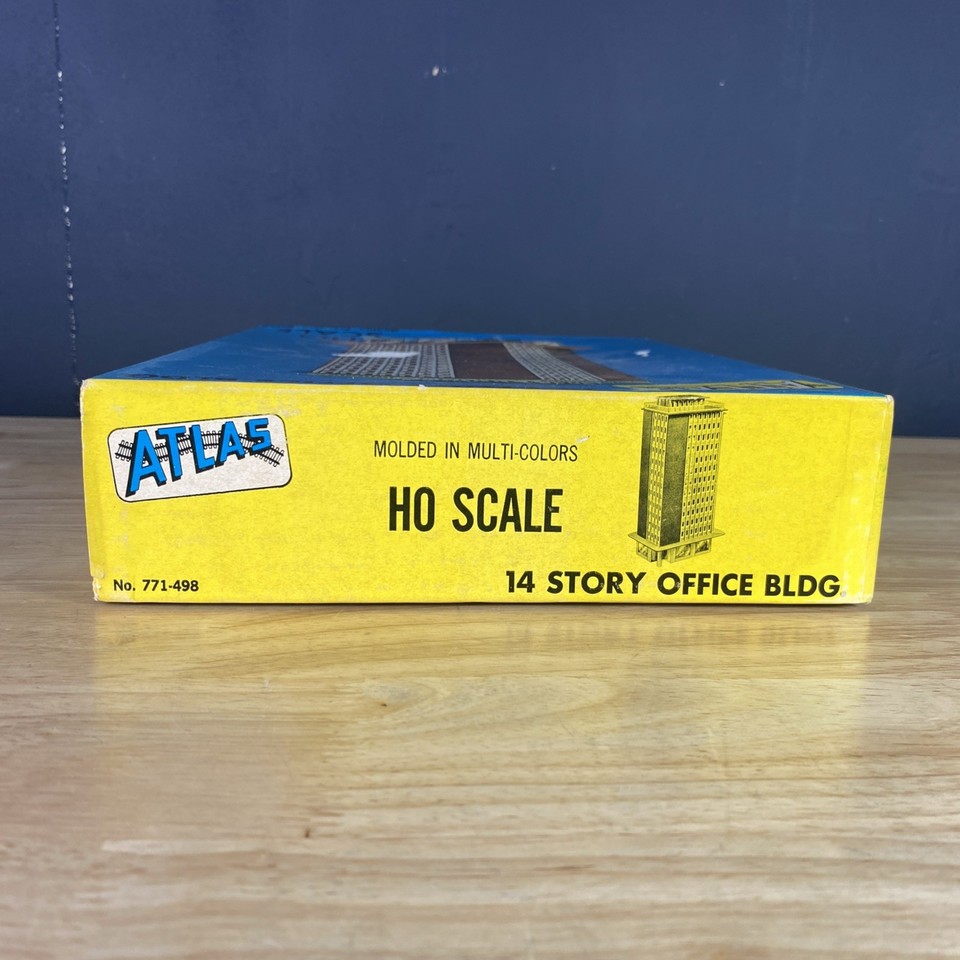 Atlas HO Scale 14 Story Office Building Kit #771-498 Vintage | eBay