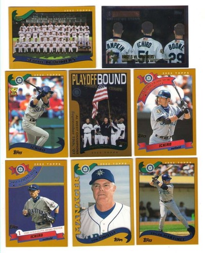 2002 Topps - SEATTLE MARINERS Team Set | eBay
