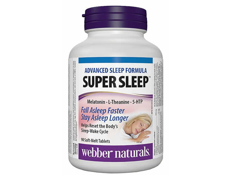 Webber Naturals Super Sleep Natural for Insomnia and Anxiety 90 Tablets Canada | eBay