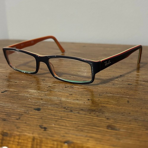 Ray-Ban RB 5246 5149 Eyeglasses Black Rectangular Frame Only 52-15 135 ...