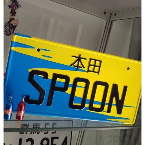 Replica JDM SPOON License Plate JDM Alumium Tag Custom Personalized ...