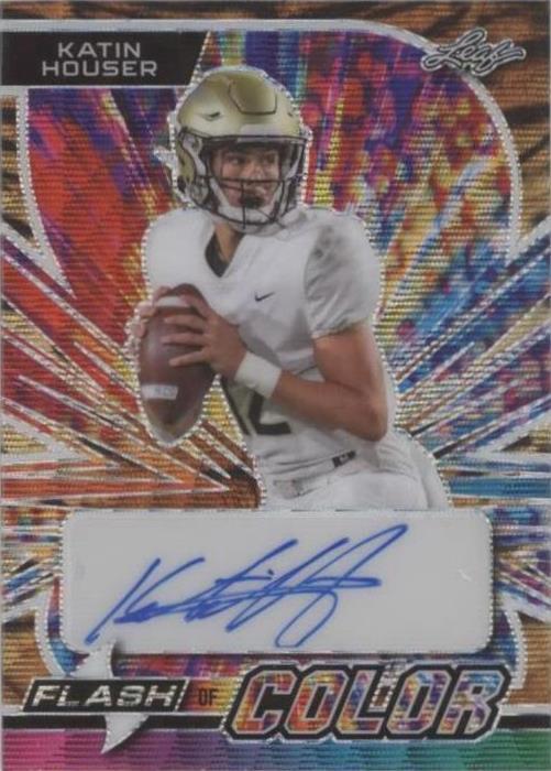 2023 Leaf Eclectic - Flash of Color Autographs Katin Houser #FC-KH1 Oil ...