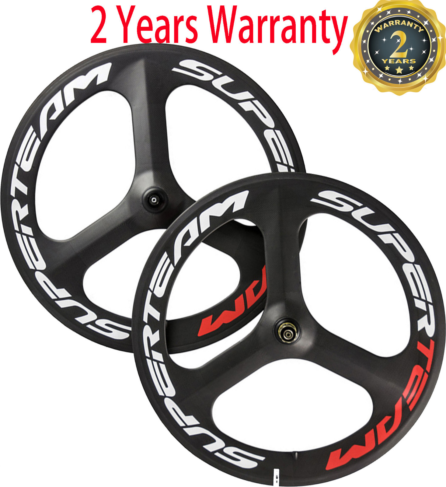 Superteam 700C Tri Spoke Front+Rear Wheels 3 Spoke Clincher Road Wheelset 70mm | eBay