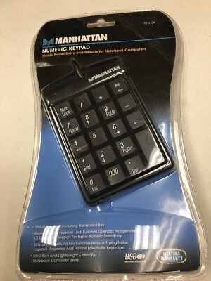 Manhattan Numeric Keypad 18 Full Sized Keys 176354 766623176354| eBay
