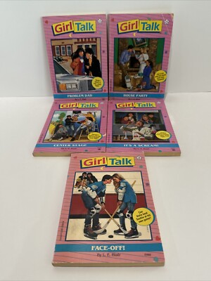 Girl Talk Book Series Set of 5 Vintage 90’s Paperback Books L.E. Blair ...
