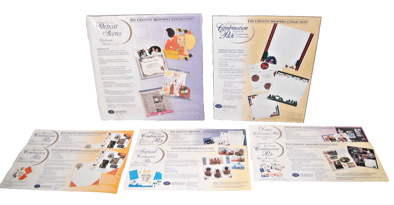 Creative Memories Collection Asst'd Combination Packs & Portrait ...