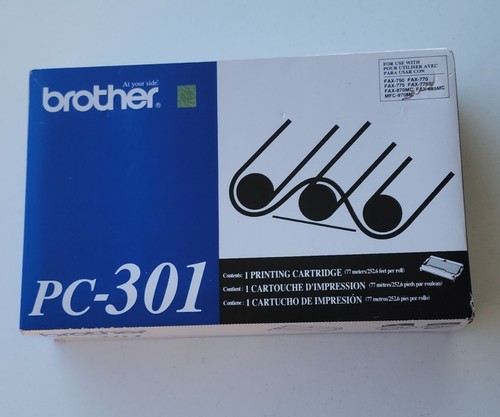 1 Genuine Brother at your side PC-301 Fax/Printer Printing Cartridge ...
