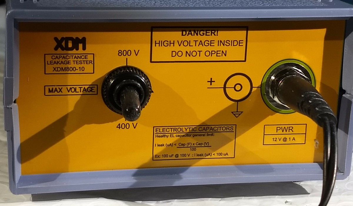 High Voltage Capacitor Tester