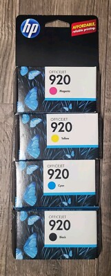 HP 920 Genuine Ink Cartridge Black Printer Ink - Old Stock | eBay