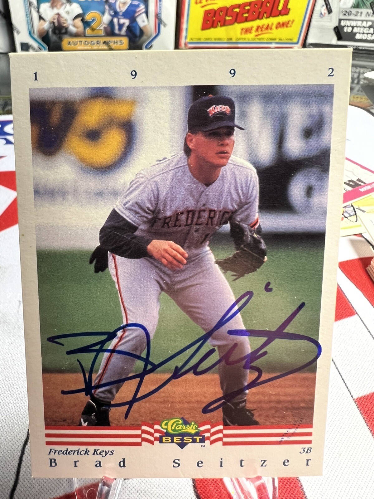 1992 Classic/Best #146 Brad Seitzer Auto Signed | eBay