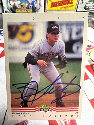 1992 Classic/Best #146 Brad Seitzer Auto Signed | eBay