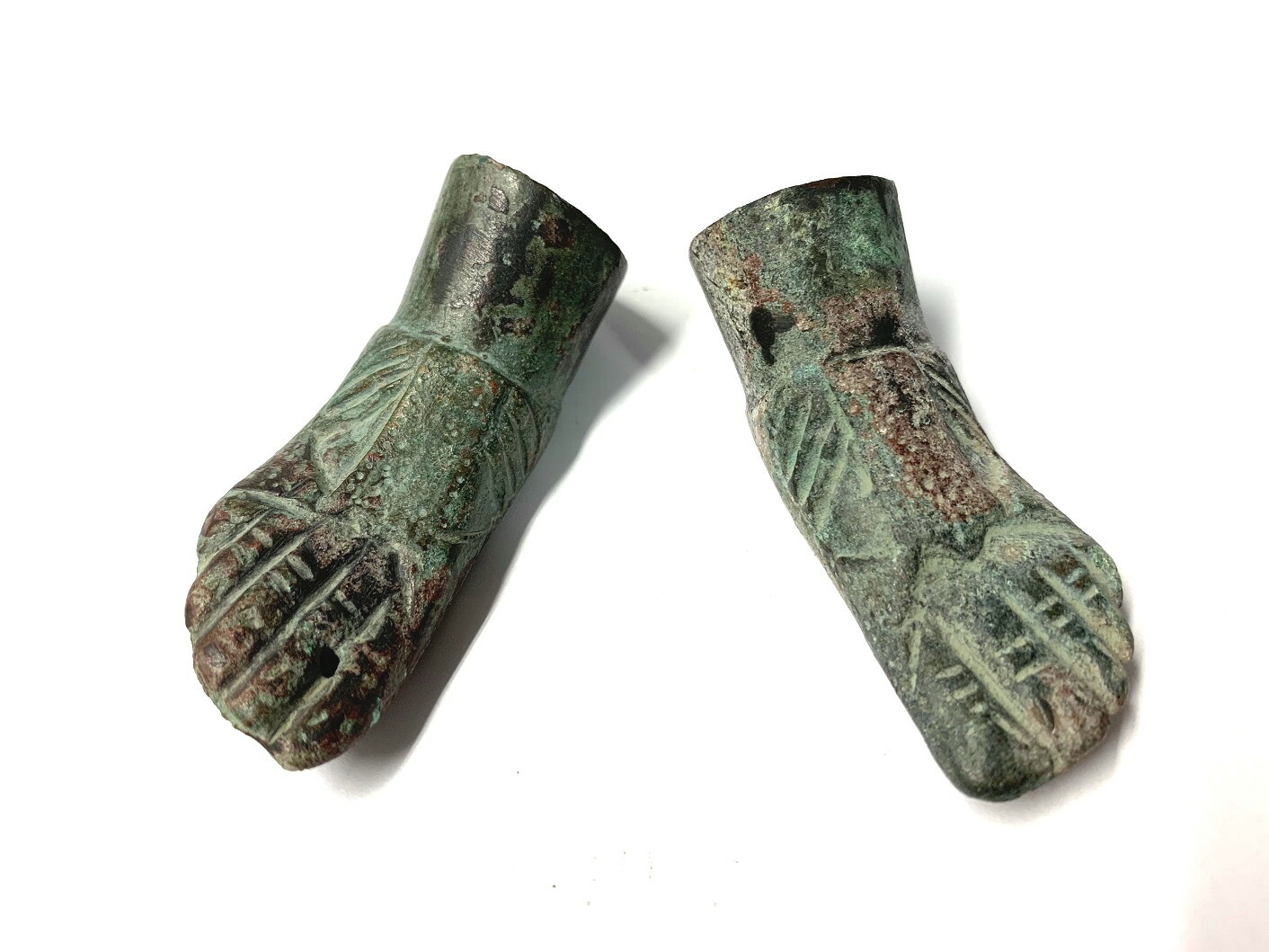 Pair of Ancient Roman Bronze Foots. | eBay