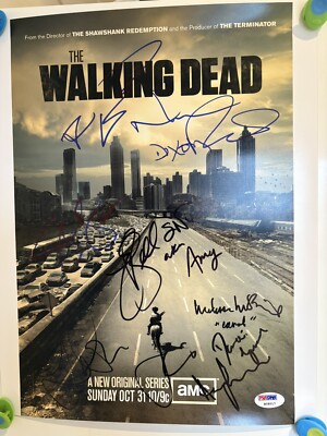 The Walking Dead Hand Signed Poster | eBay