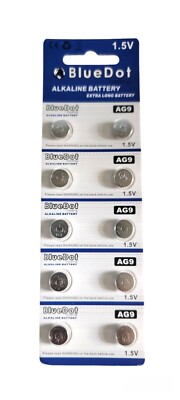 BlueDot Trading AG9, SR45, SG9, LR45 Alkaline Button Cell Batteries ...