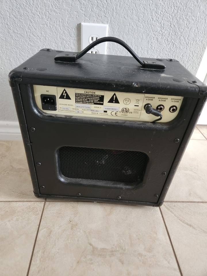 Vintage Epiphone Valve Junior Combo Amp Jr Guitar Amplifier | eBay