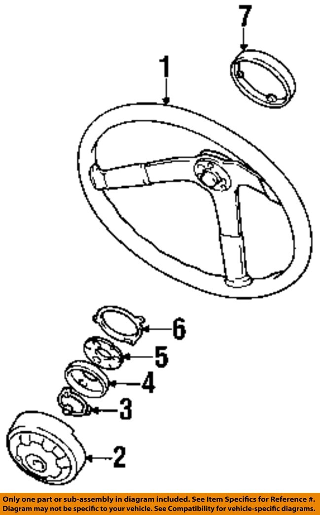CHRYSLER OEM 1994 Cherokee Steering Wheel Wheels Trim-Spring J3186965 ...