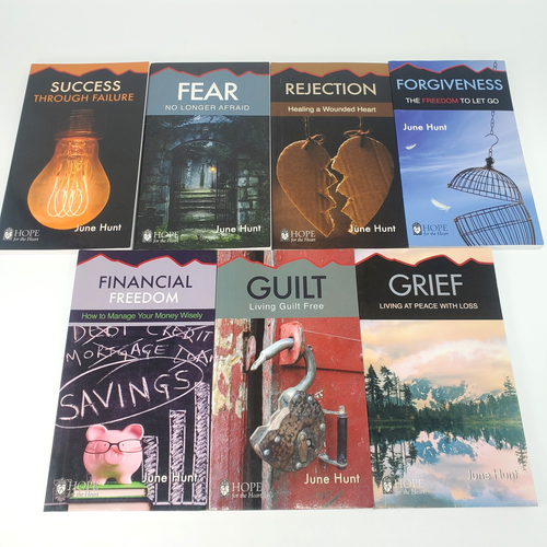 Hope For the Heart Series Biblical Counselor June Hunt Mini Books Lot ...