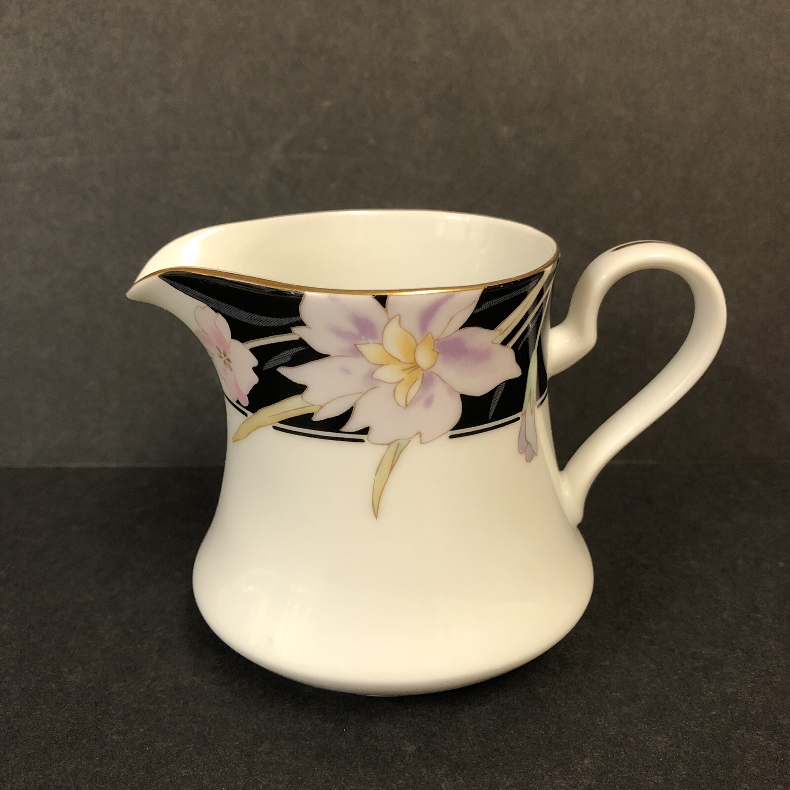 Mikasa Charisma Black Fine China Creamer L9050 - Elegant Tableware | eBay