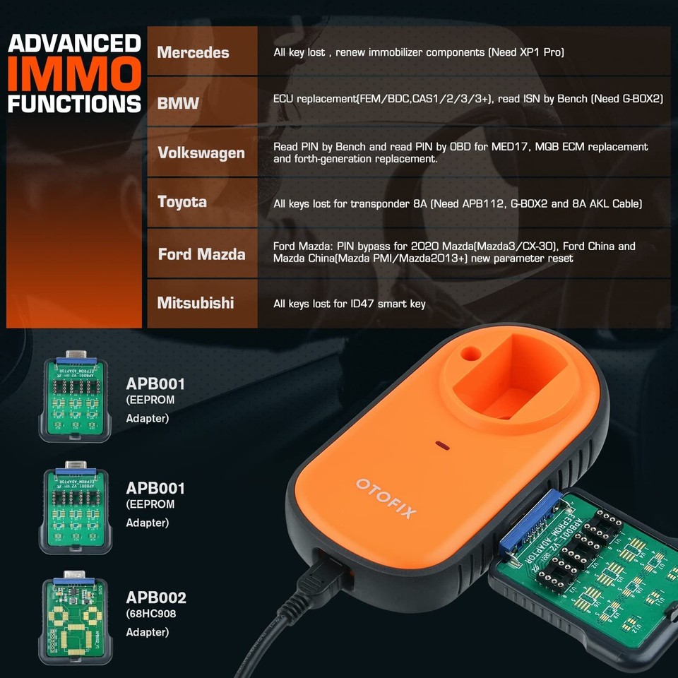 2025 OTOFIX IM1 IMMO Key FOB Programming Tool Car Full System ...